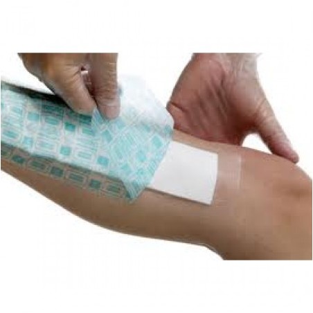 PANSEMENT ADHESIF STERILE + COMPRESSE CENTRALE